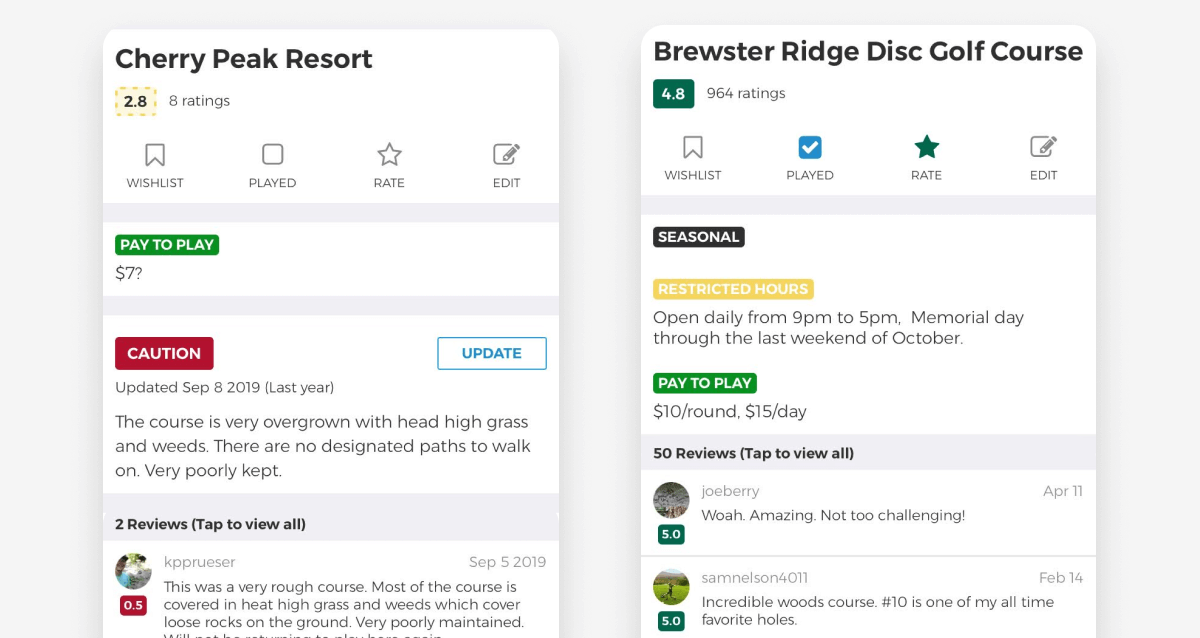 Is it time for resorts to poop or get of the pot with disc golf ...