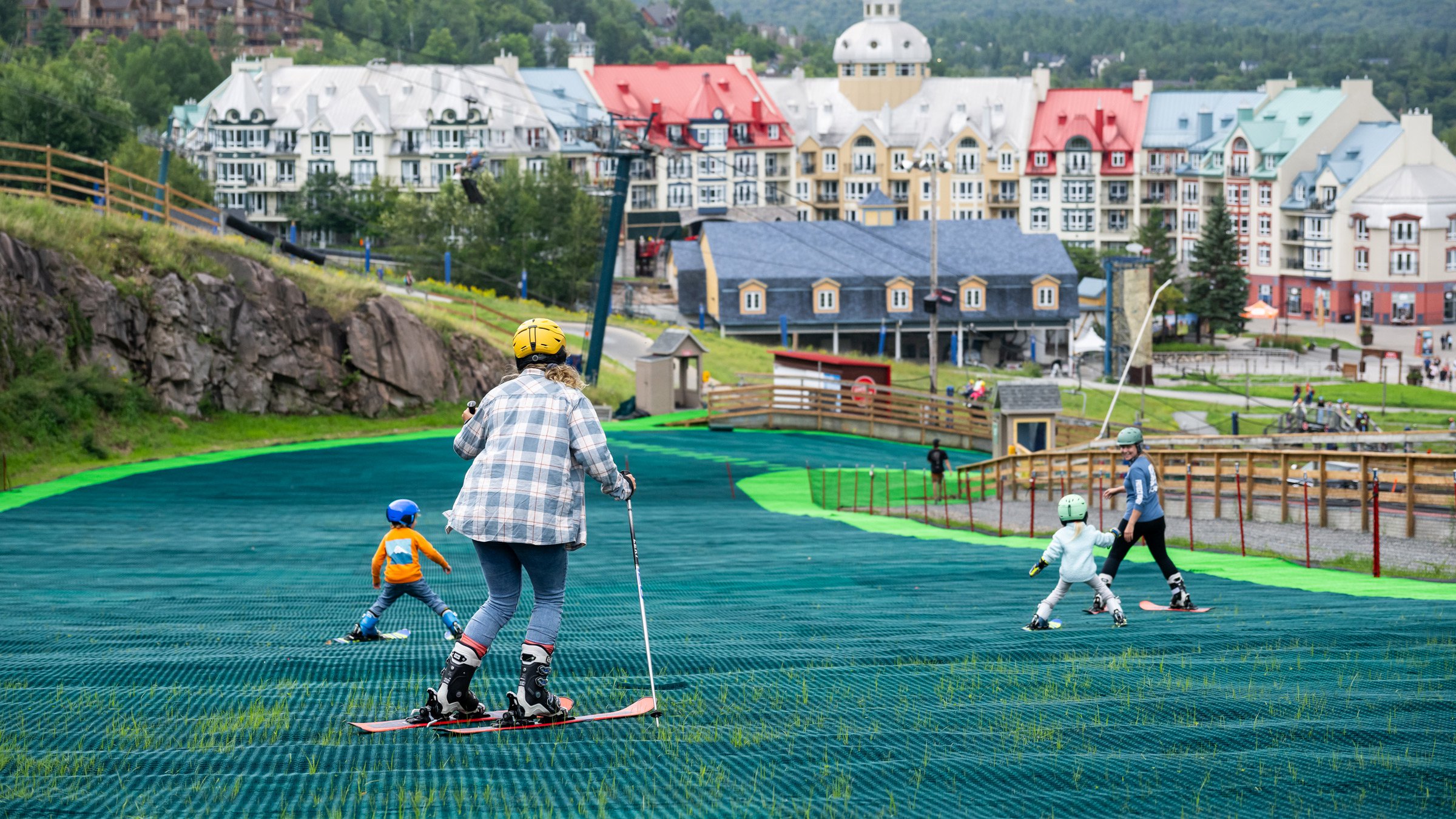 I’m really intrigued by Tremblant’s idea of summer dry skiing for ...